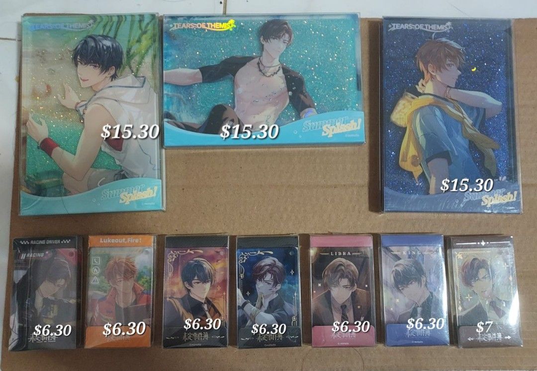 Tears of Themis TOT Artem Marius Luke Vyn Arcylic Blocks Keychains ...