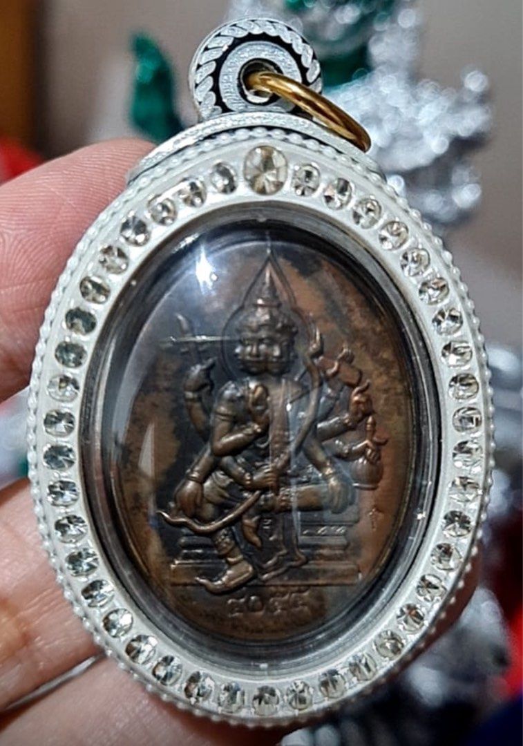 Thai Amulet Phra Phrom Prasit Oval Shaped Back With Full Mass Materials Model Be 2564, Hobbies ...