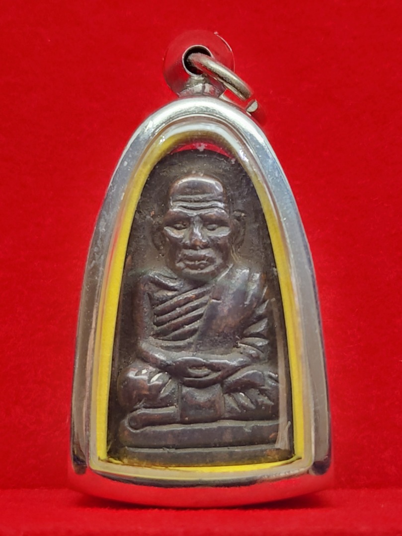 Thai Buddhist Amulet_Luang Phor Kron, Tok Raja, Wat Uttamaram (Wat Bang ...