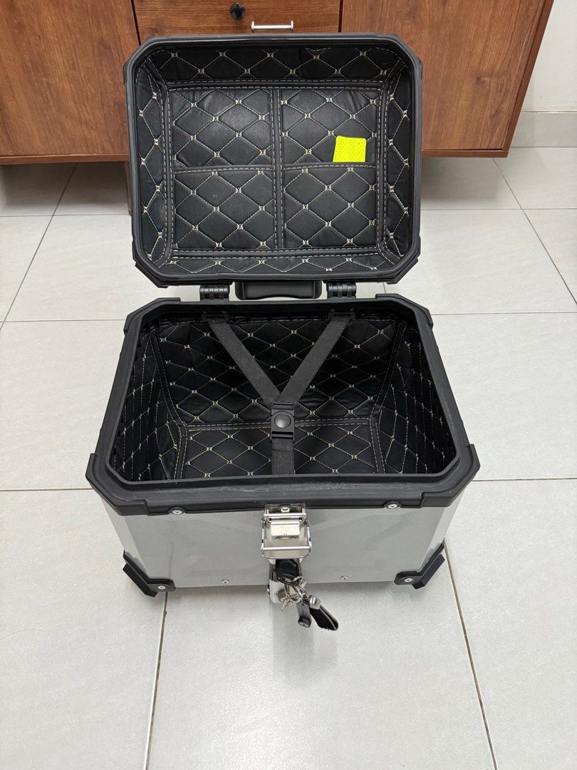 Top Box Aluminium 45L NJX + Heavy Duty Top Rack Bracket Adv160 ...