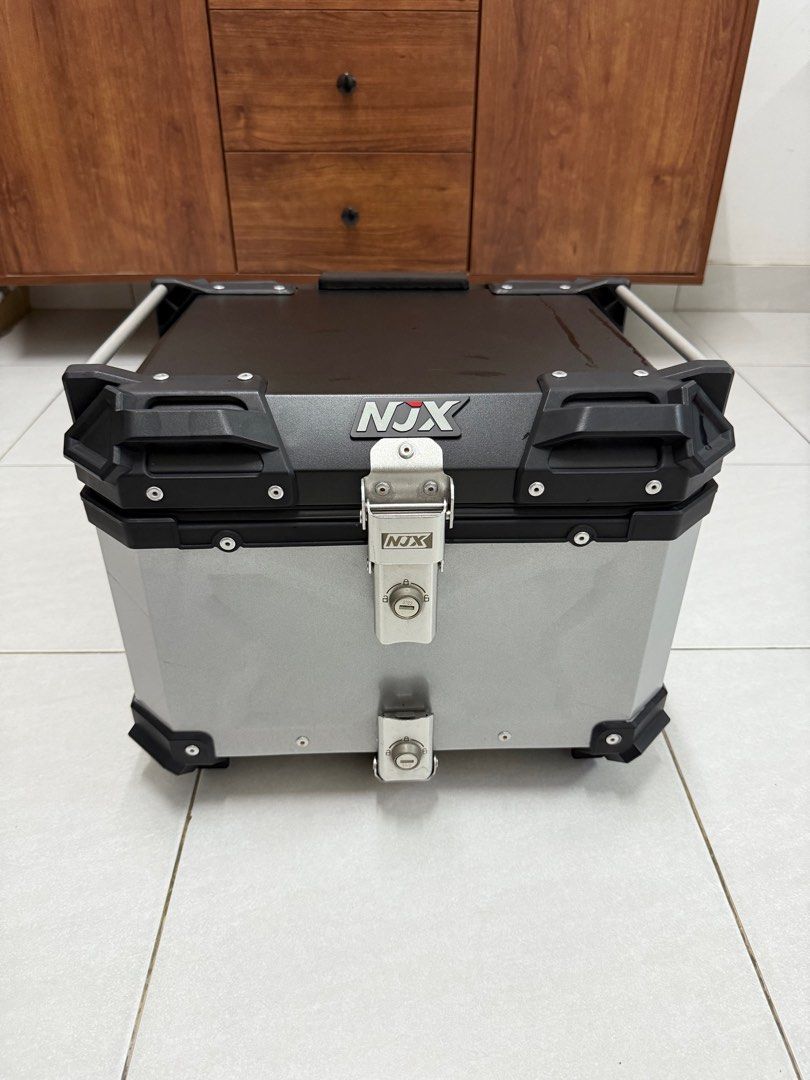 Top Box Aluminium 45L NJX + Heavy Duty Top Rack Bracket Adv160 ...