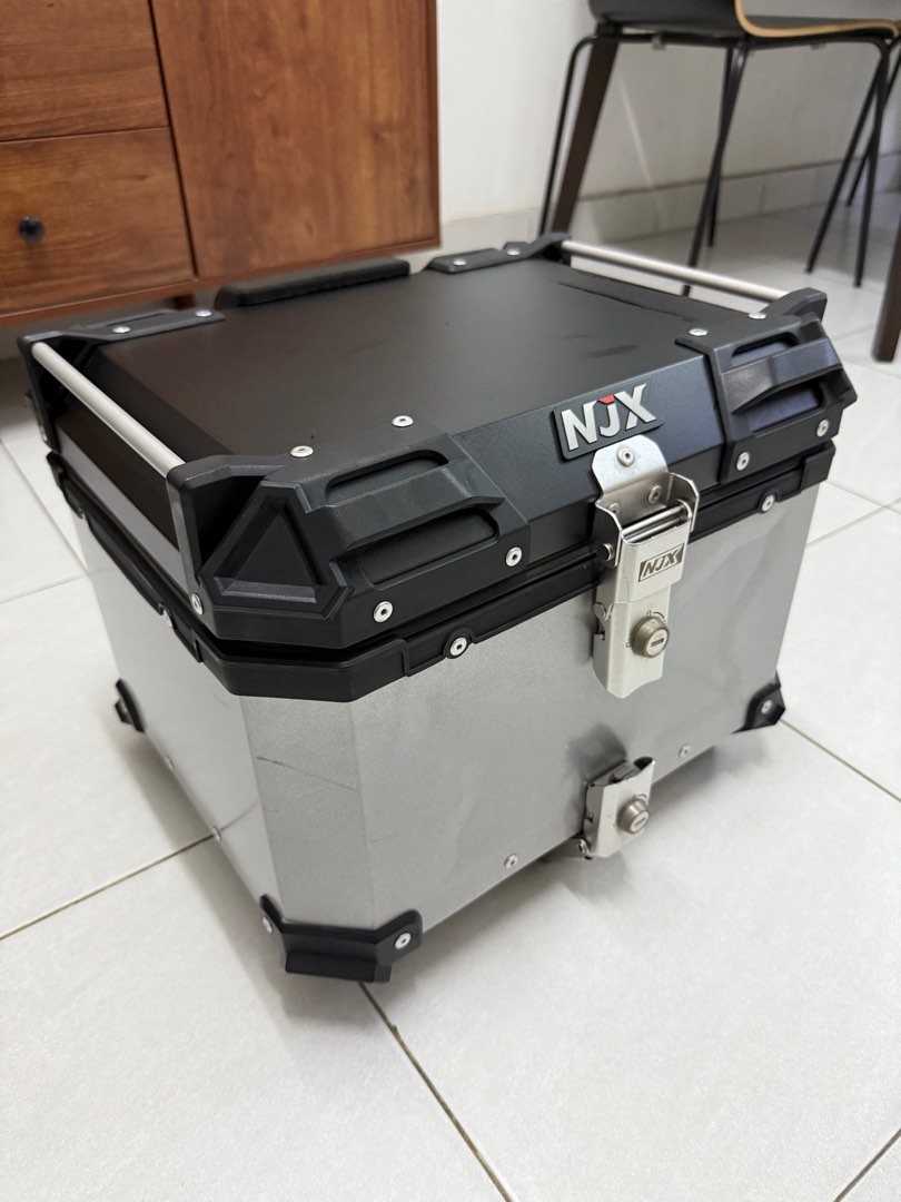 Top Box Aluminium 45L NJX + Heavy Duty Top Rack Bracket Adv160 ...