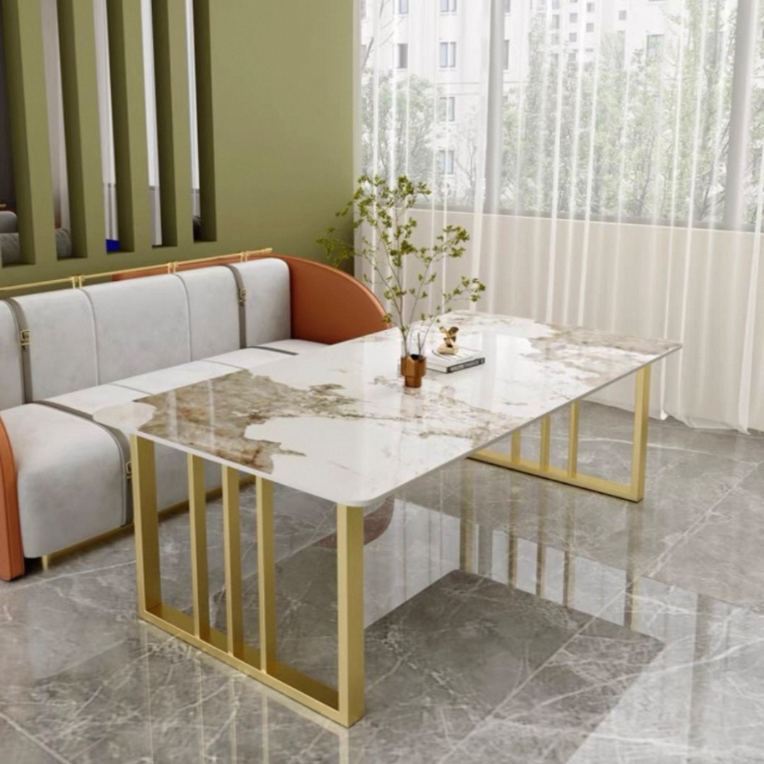 TRUVA Luxury Slate Stone Coffee Table, Furniture & Home Living, Furniture, Tables & Sets on ...