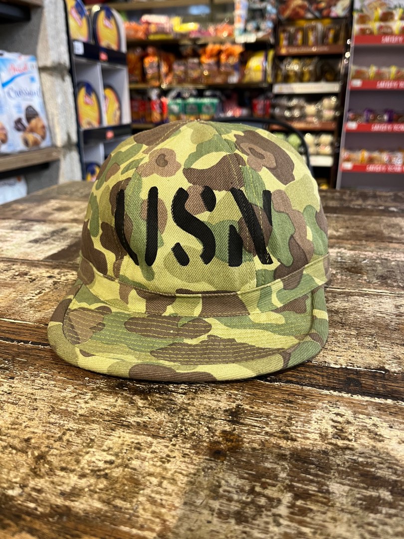USN frogskin camo military capp, Men's Fashion, Watches & Accessories ...