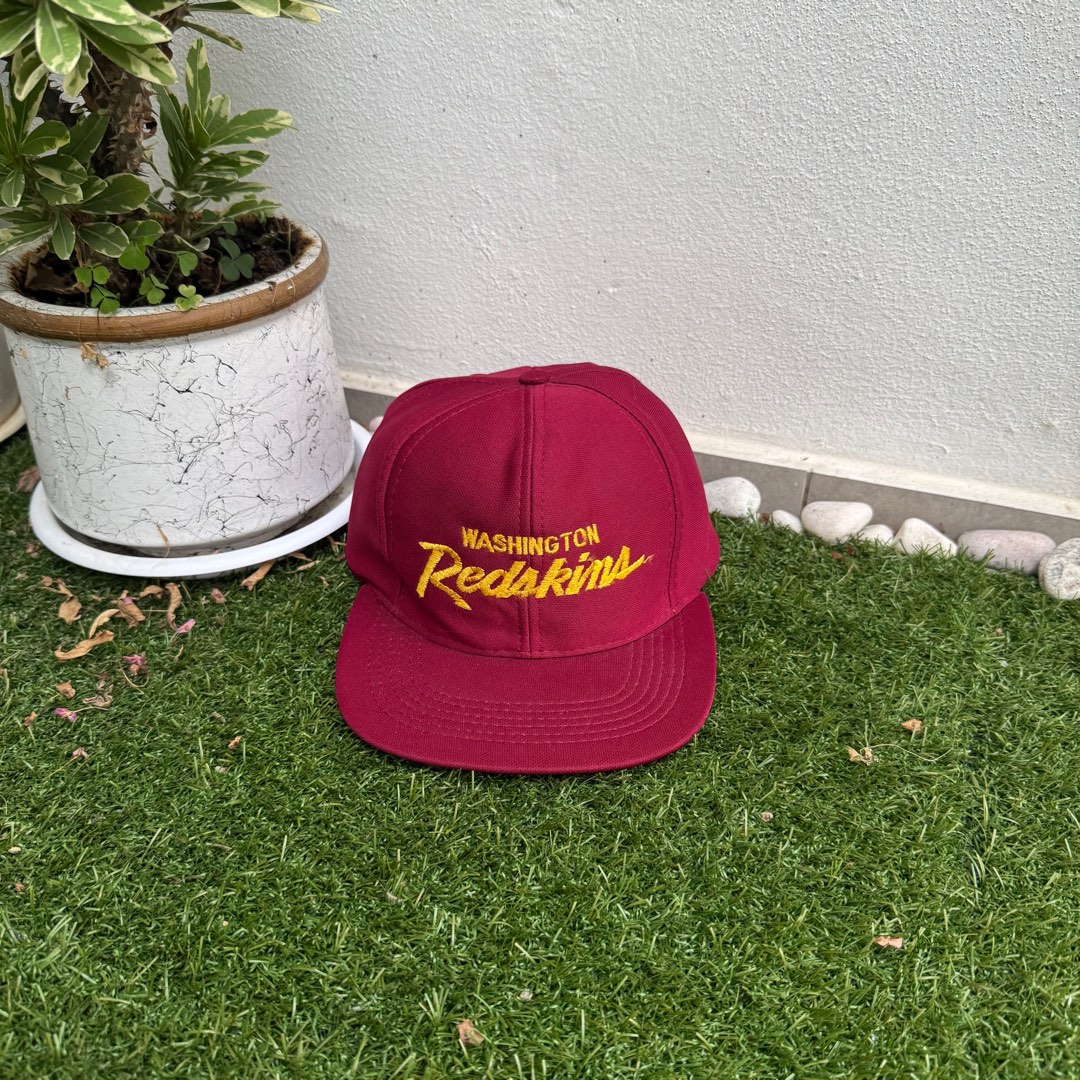 Vintage 90's Washington Red Skin Script Pro One Cap, Men's Fashion ...
