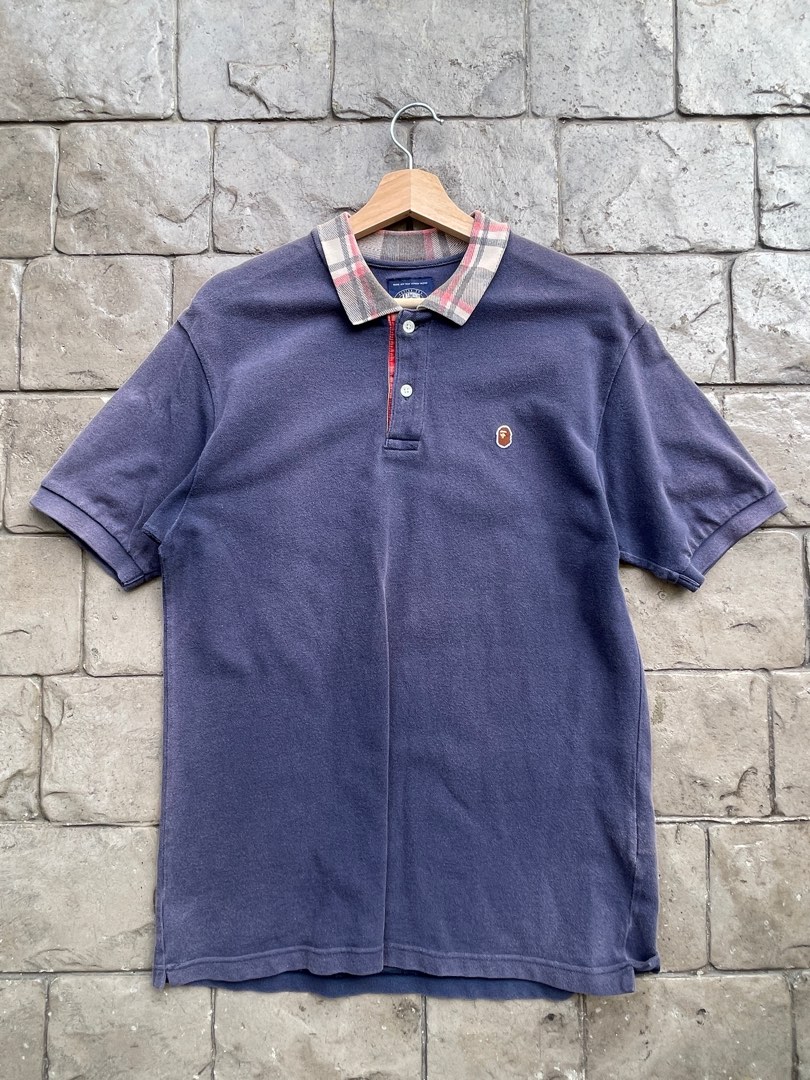 Vintage BAPE polo shirt, Men's Fashion, Tops & Sets, Tshirts & Polo ...