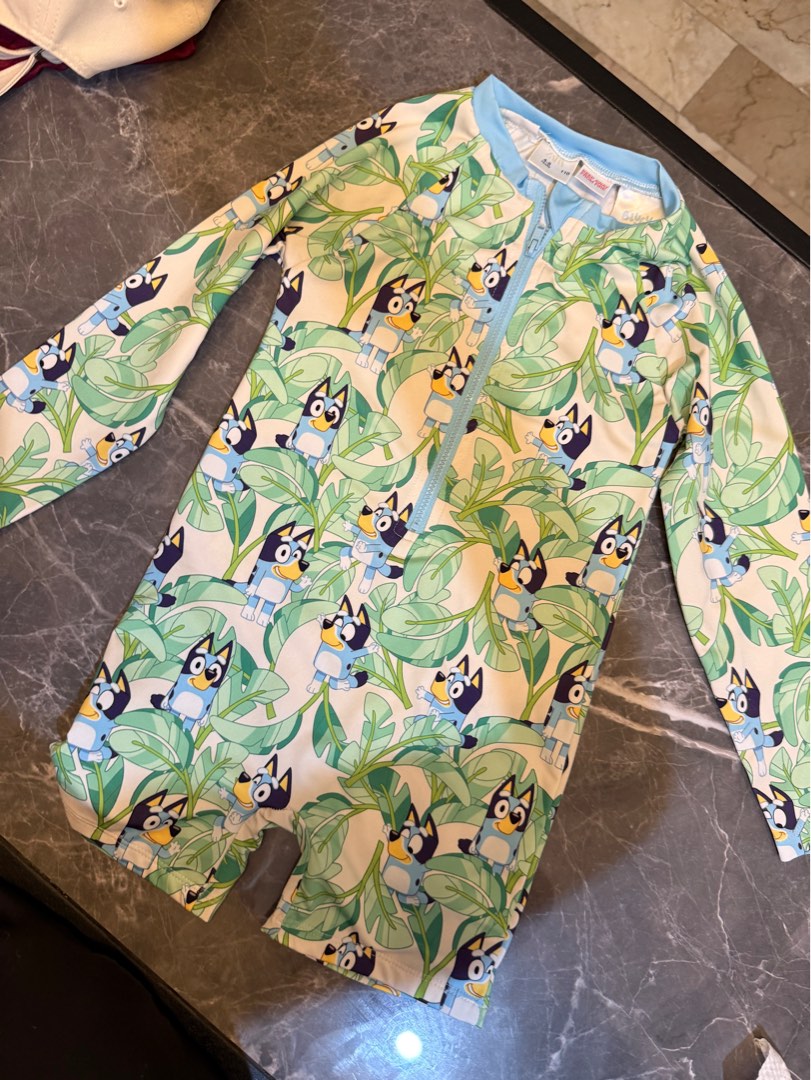 ZARA Bluey rash guard for boys, Babies & Kids, Babies & Kids Fashion on ...