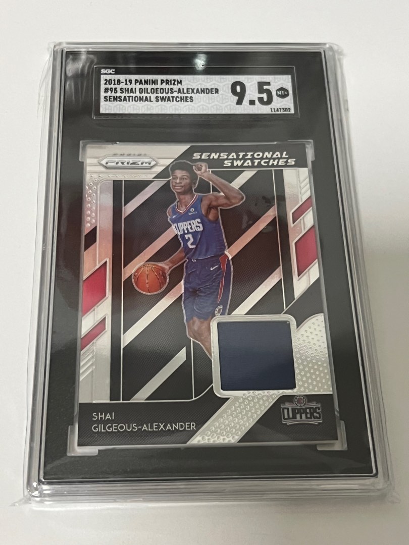 2018-19 Panini Prizm Shai Gilgeous-Alexander Sensational Swatches #95 ...