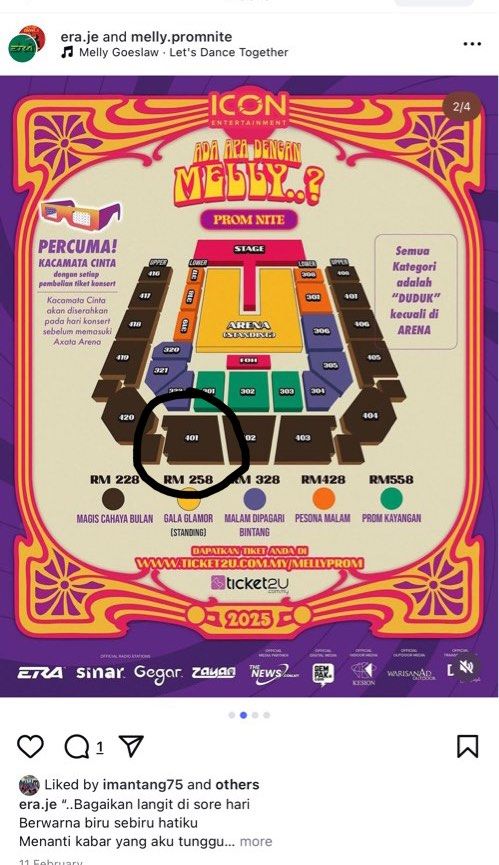 ADA APA DENGAN MELLY PROM NITE., Tickets & Vouchers, Event Tickets on Carousell