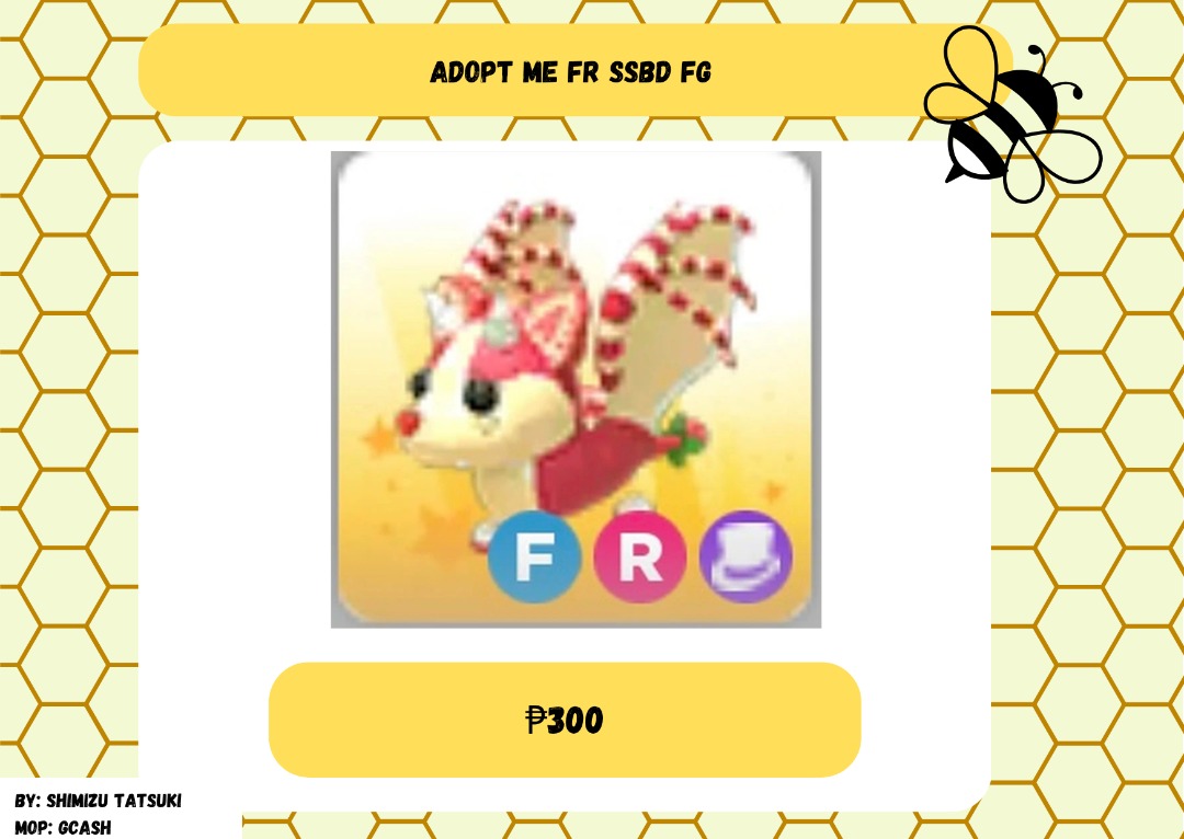 Adopt Me SSBD FG FR, Video Gaming, Video Games, Others on Carousell