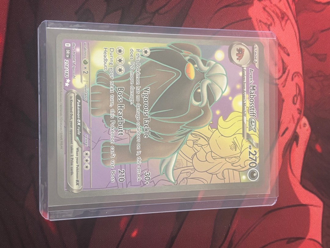 Arven's Mabostiff EX (Destined Rivals), Hobbies & Toys, Toys & Games on ...