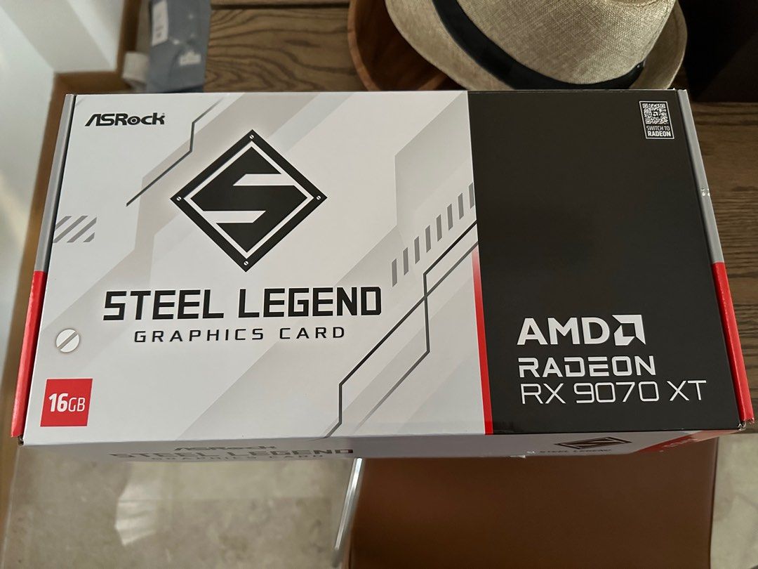 ASRock Steel Legend 9070XT (White), Computers & Tech, Parts ...