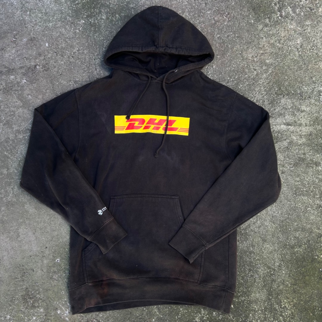 ASSC X DHL COLLAB HOODIE, Men's Fashion, Coats, Jackets and Outerwear ...