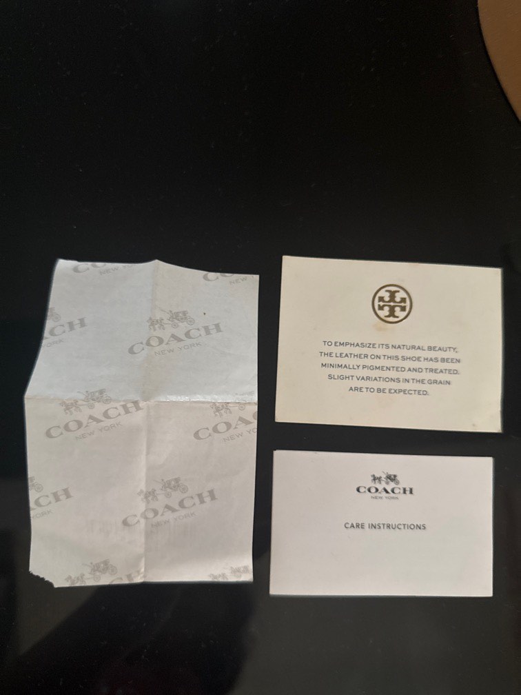 Authentic Coach care card tag, Women's Fashion, Bags & Wallets, Tote ...