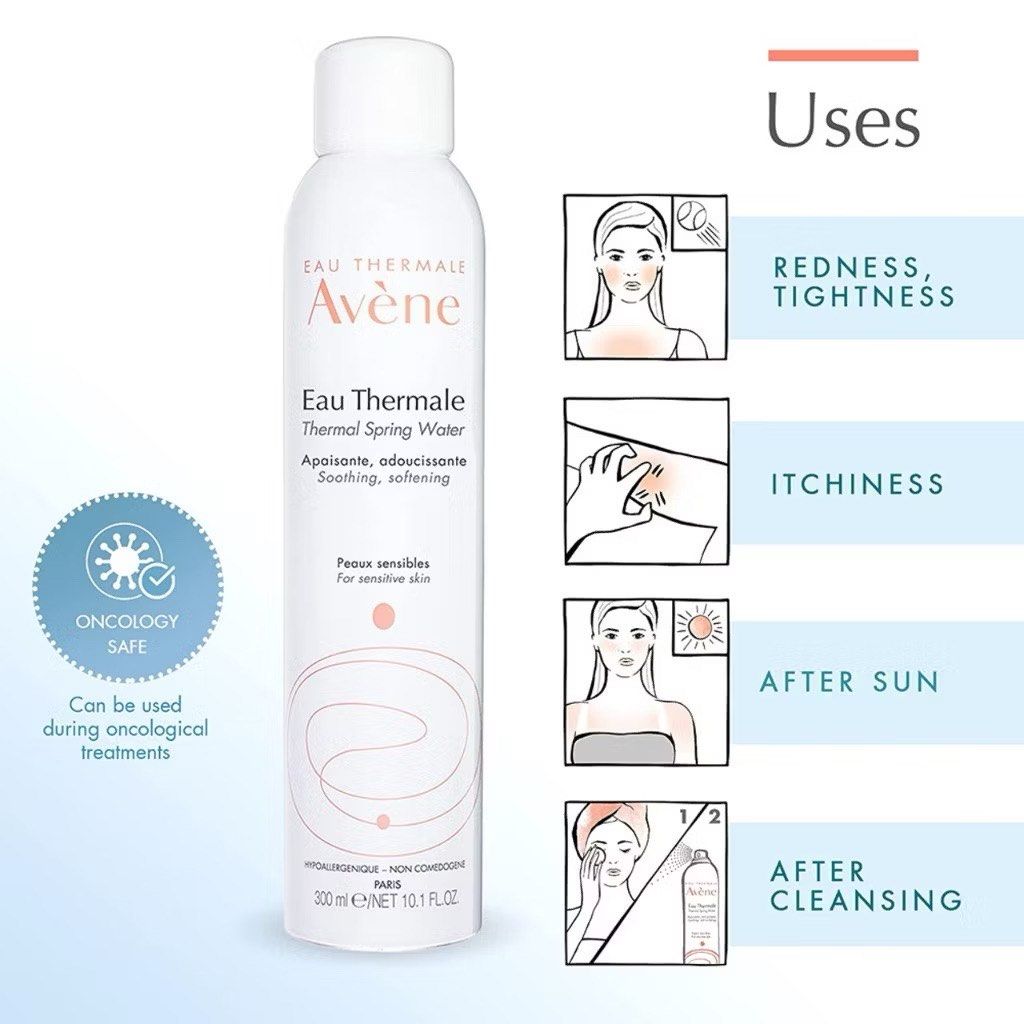 AVENE Thermal Spring Water Spray 300ml Facial Mist on Carousell