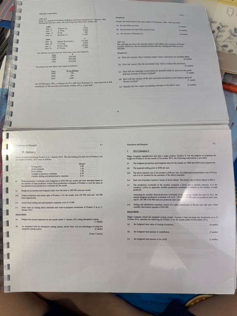 Bafs by topic Dse past paper (until 2023)& ce al past paper, 興趣及遊戲, 書本 ...