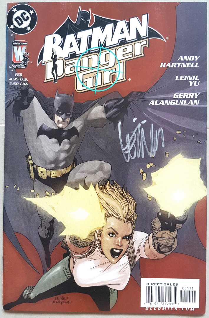 BATMAN / Danger Girl (Sign by LEINIL FRANCIS YU), Hobbies & Toys, Books ...