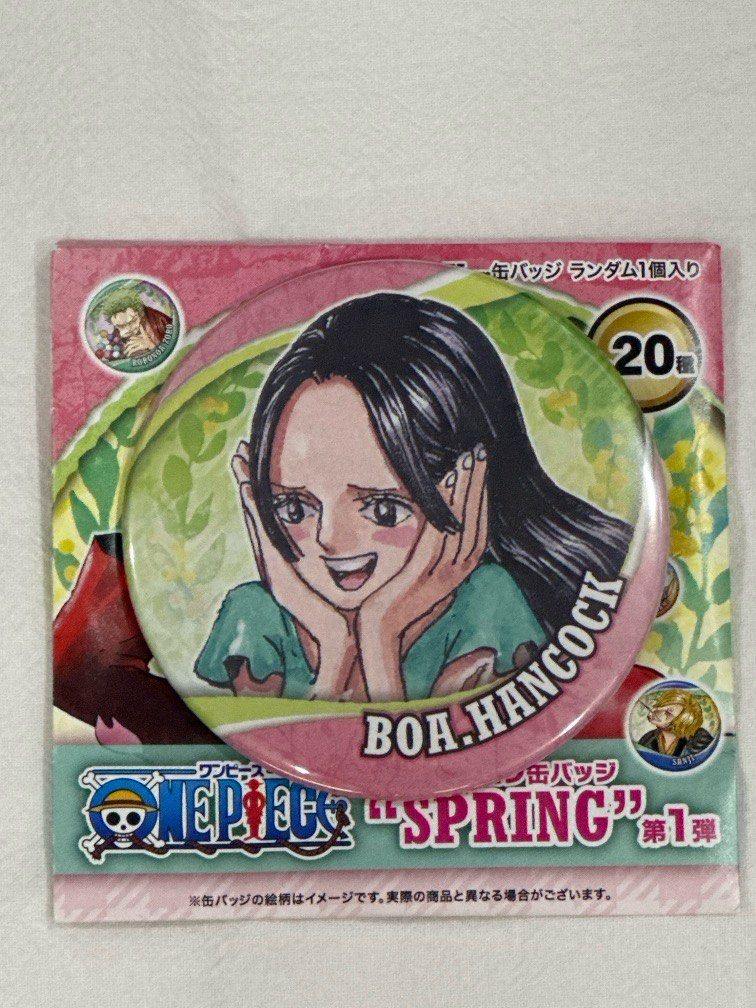 Boa hancock one piece can badge official merch anime, Hobbies & Toys ...