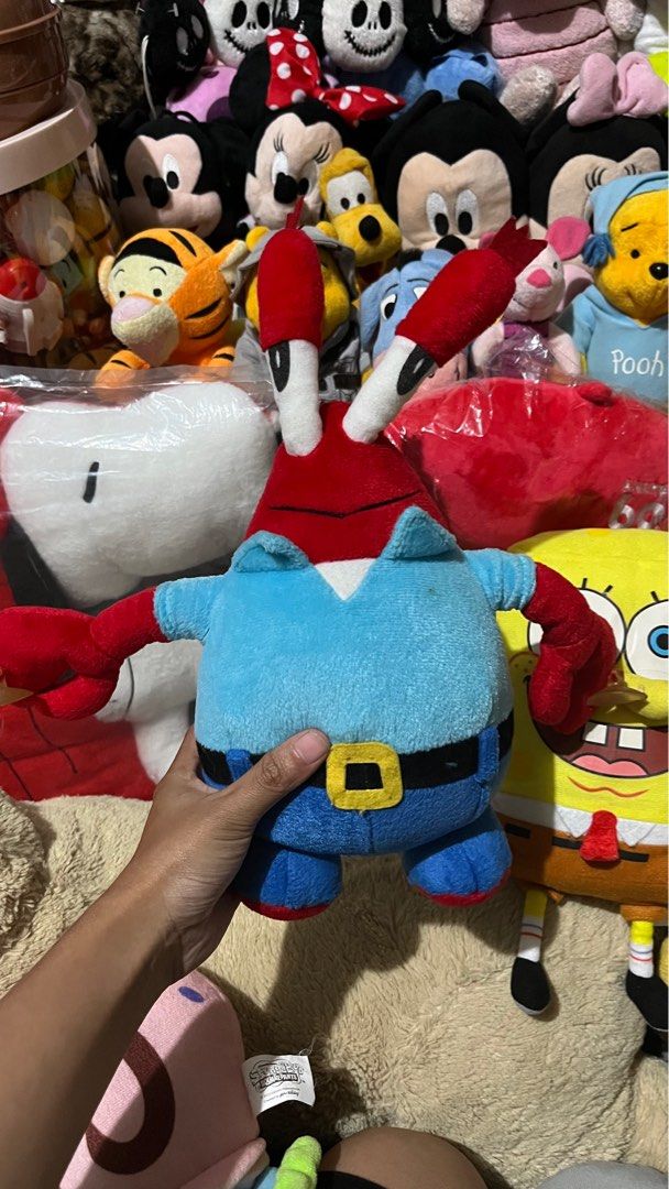 Boneka Spongebob Gary Tuan Crab Original Toys And Collectibles Mainan Di Carousell