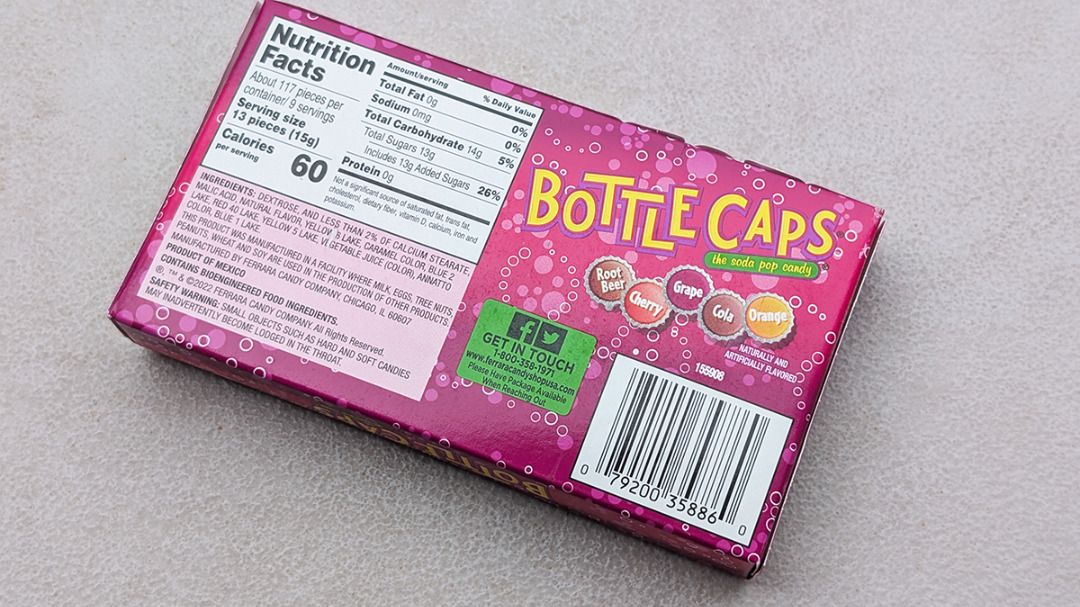 Bottle Caps - the soda pop candy (5oz./142g), Food & Drinks, Other Food ...