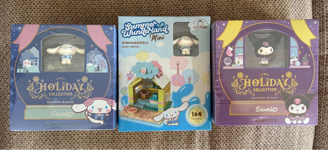 Brand new Sanrio Building Blocks Cinnamoroll/ Kuromi, Hobbies & Toys ...