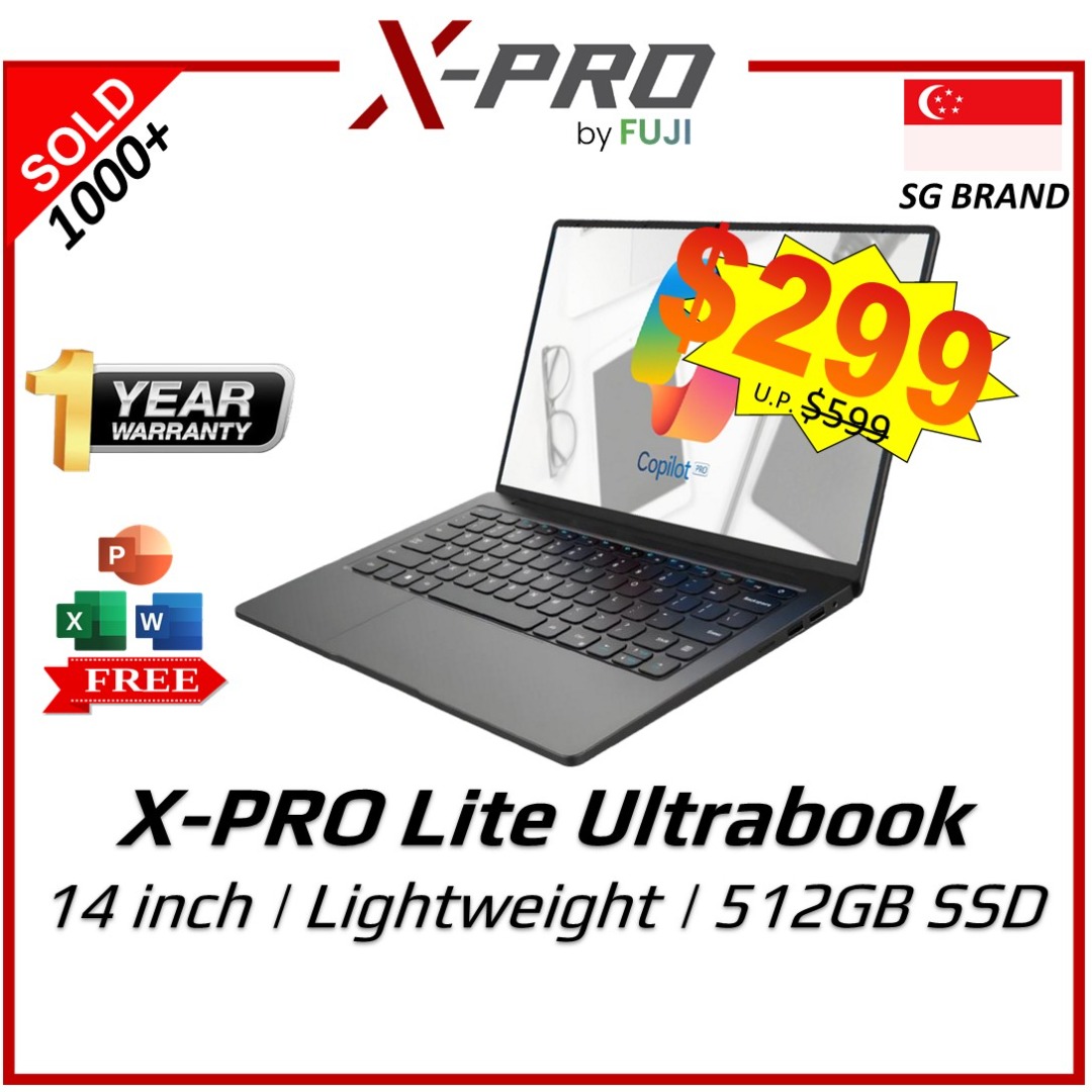 Brand New XPRO Lite - 14 Inch Slim Design - 12GB RAM - Up to 512 GB SSD ...