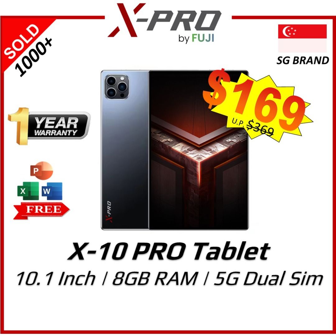 Brand New XPro X-10 PRO Android Tablet- 10.1 Inch - 8GB RAM - Latest ...