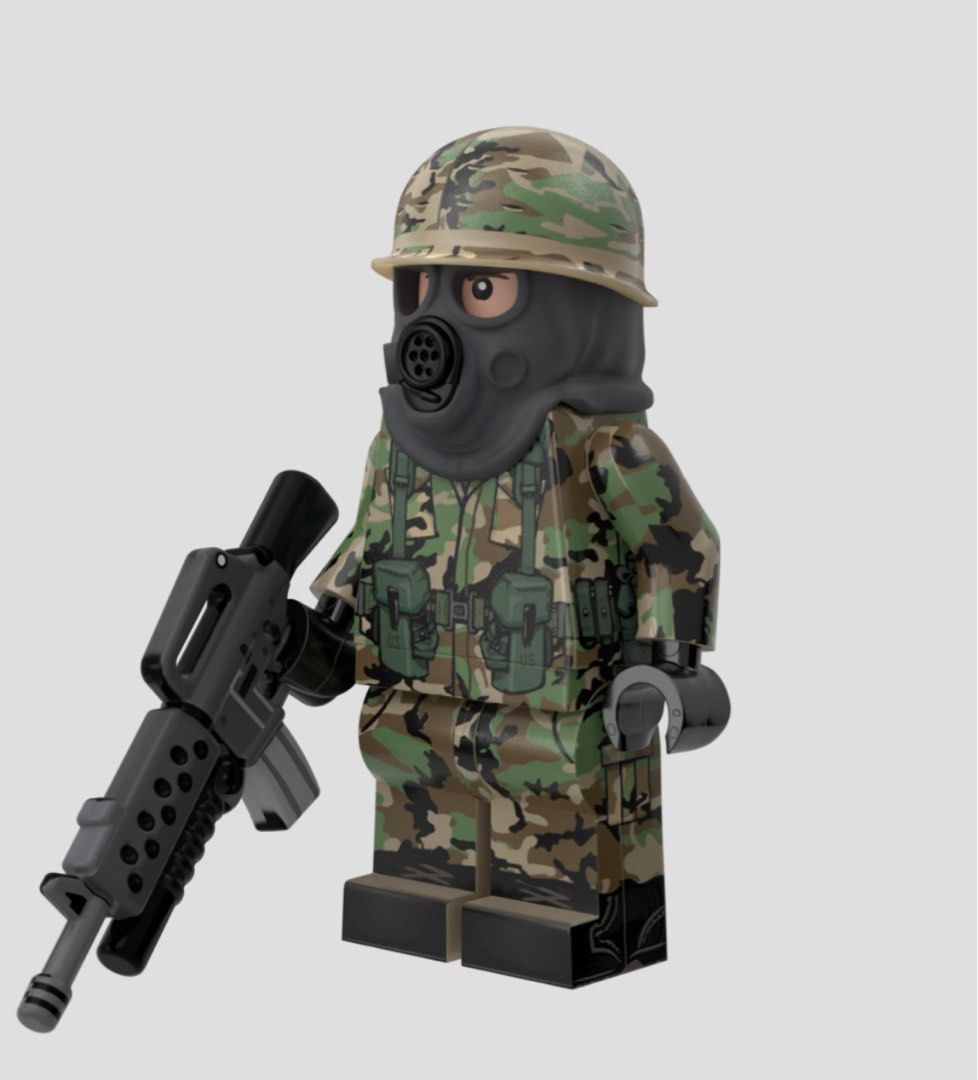 Brickmania Lego Cold War US Army Rifleman custom minifig with Perfect ...