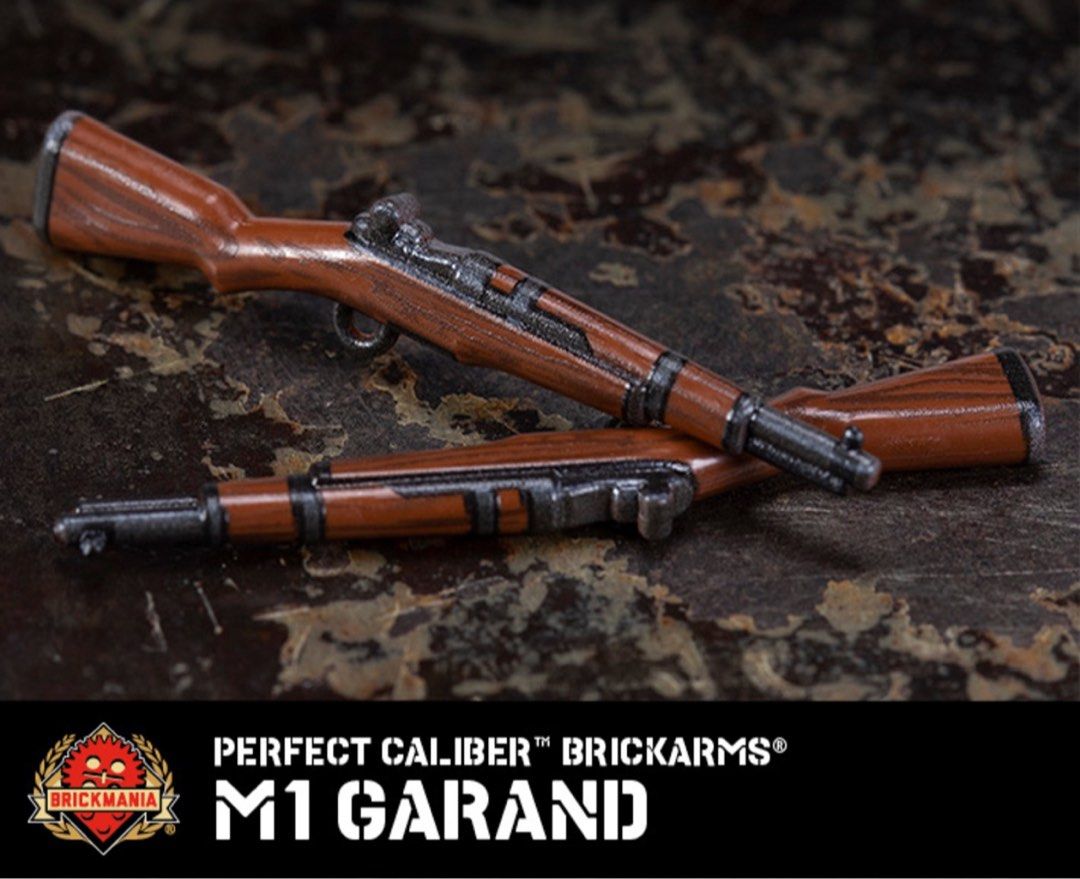Brickarms Lego Perfect Caliber WW2 American M1 Garand rifle gun ...