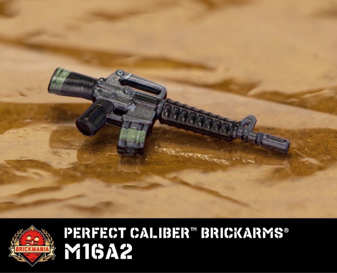 Brickarms Lego Perfect Caliber M16A2 rifle gun (preorder), Hobbies ...