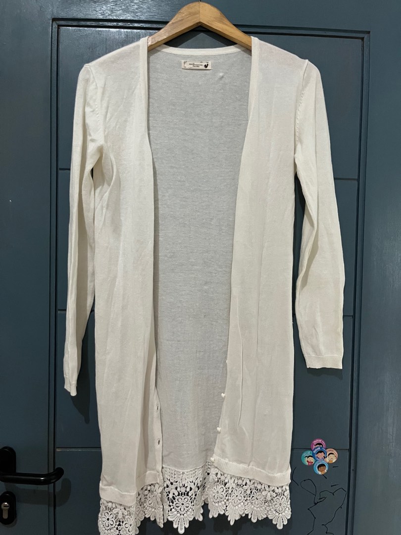 Cardigan long cardi rajut earth music ecologi bukan zara uniqlo bkk ...
