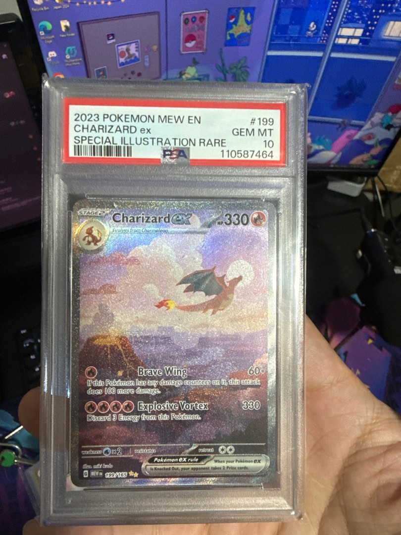 Charizard 151 English PSA10, Hobbies & Toys, Toys & Games on Carousell