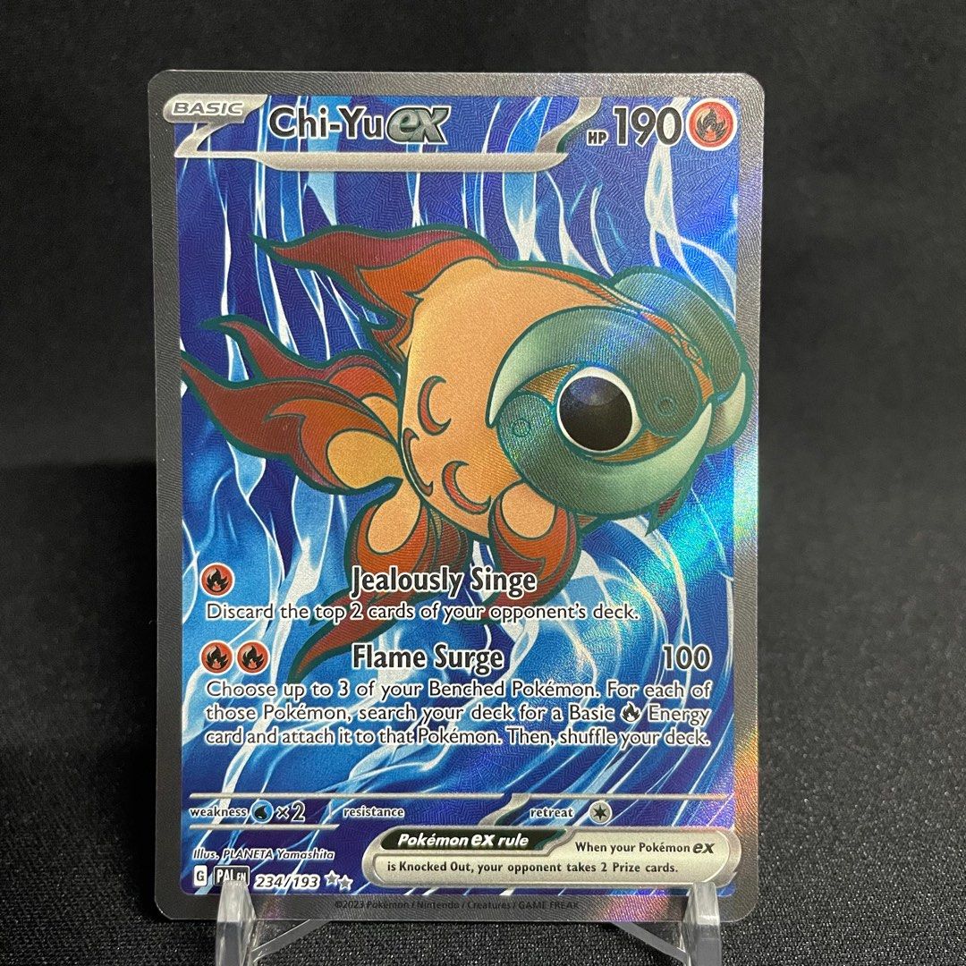 Chi-yu ex 234/193 2023 paldea evolved pokemon tcg cute pokemon cards ...
