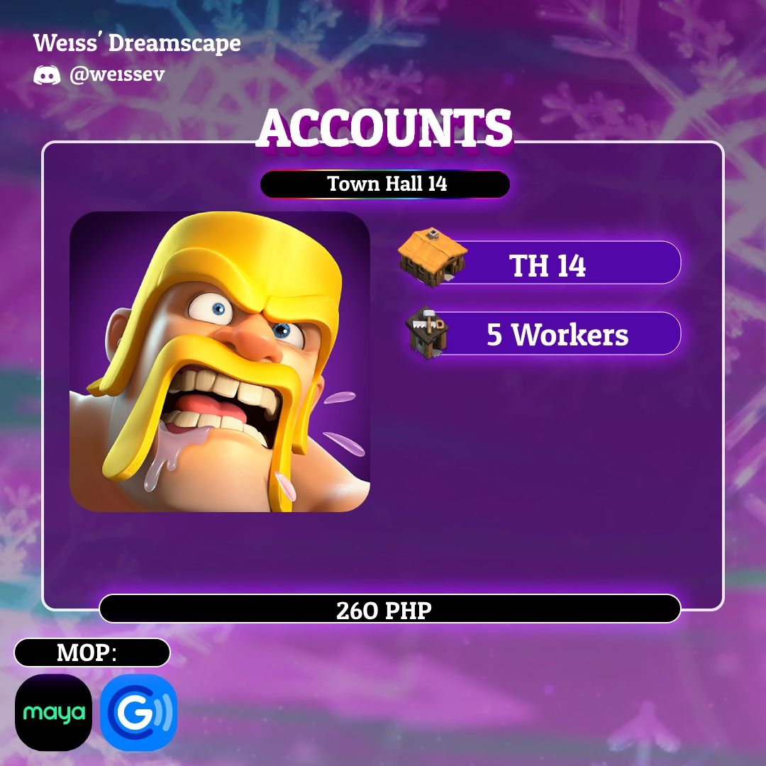 [COC] Clash of Clans Accounts ! ! !, Video Gaming, Gaming Accessories ...