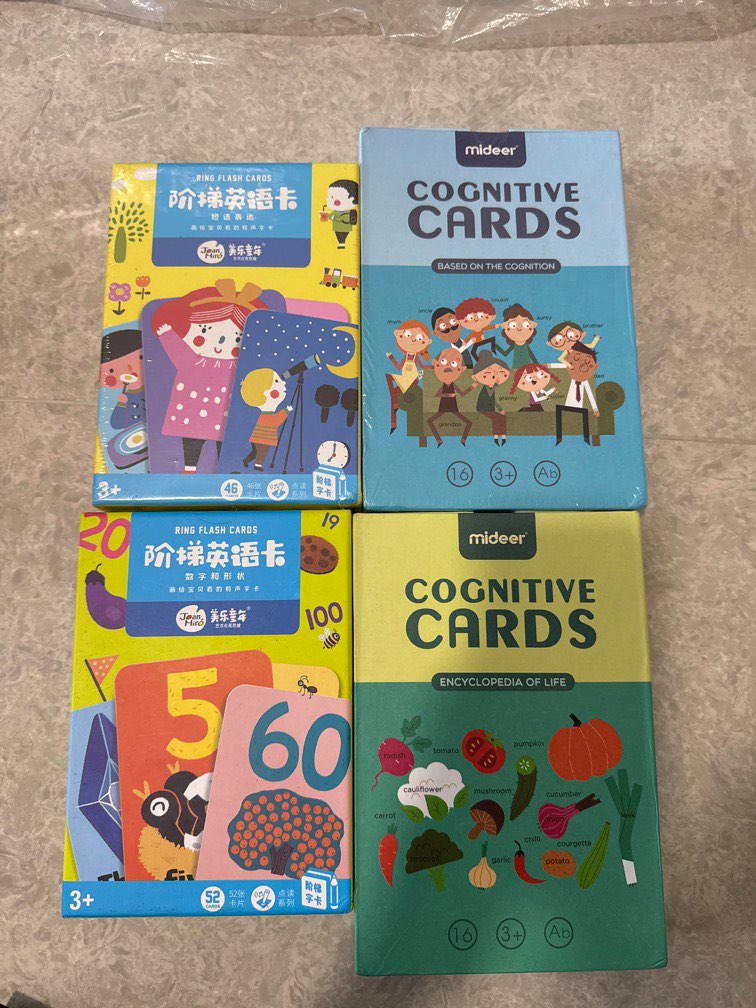Cognitive Cards - Assorted, Hobbies & Toys, Books & Magazines, Children ...
