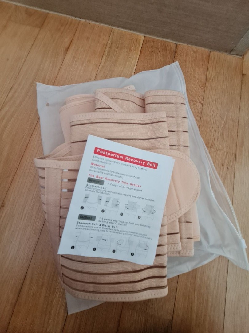 Cubble 3-in-1 Postpartum Belly Wrap Binder, Women's Fashion, Maternity wear on Carousell