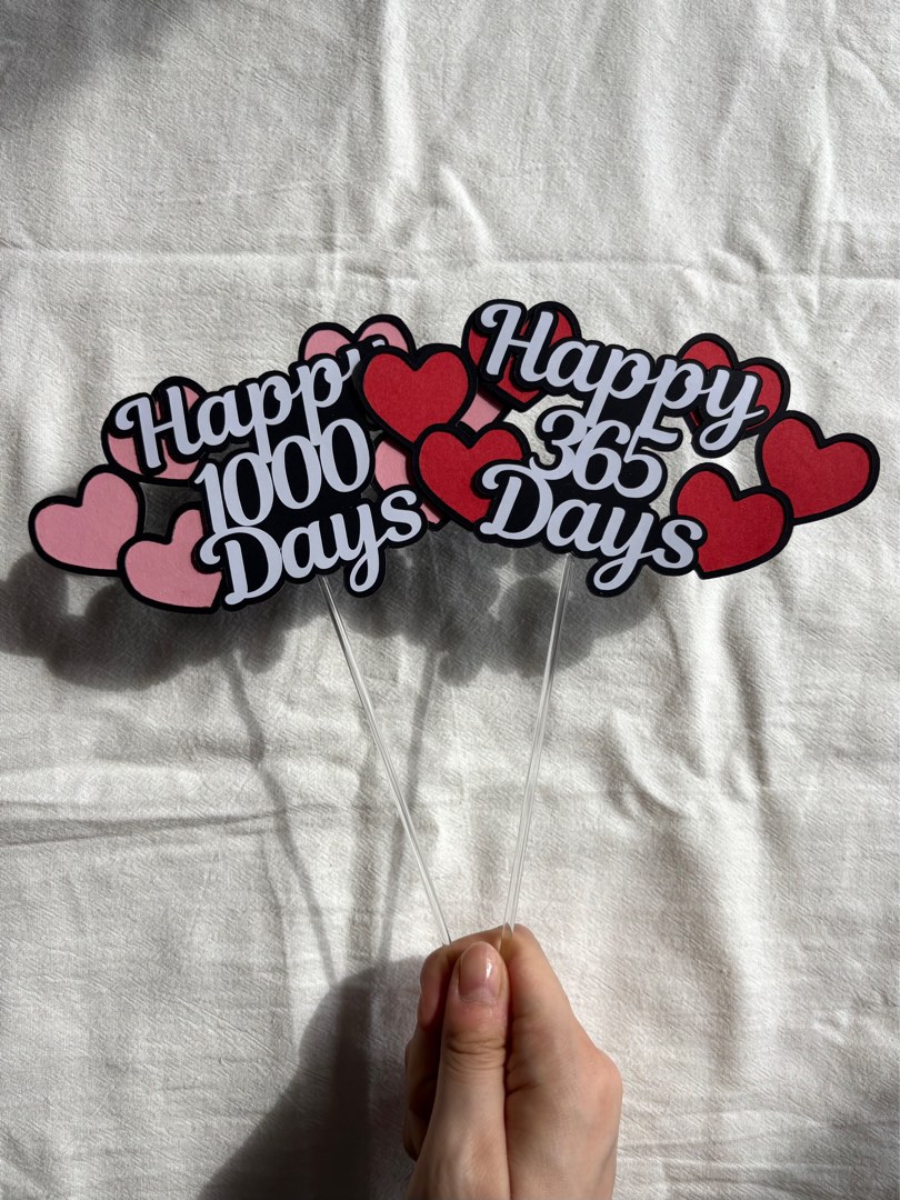 Custom Cake Topper - Happy Days, Hobbies & Toys, Stationery & Craft ...