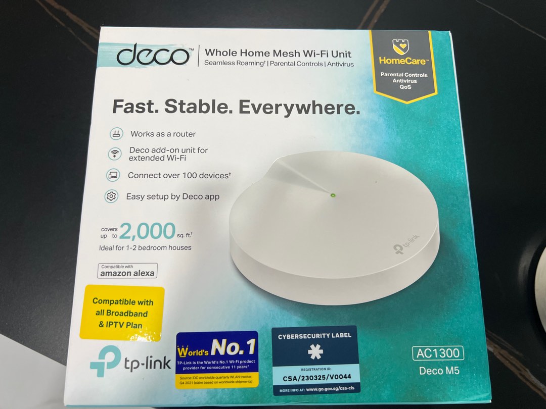 Deco Mesh 3 nodes with box and installation guide, Computers & Tech ...