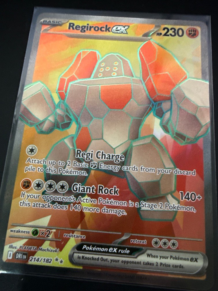 Destined Rivals - Regirock ex (Pokemon), Hobbies & Toys, Toys & Games ...