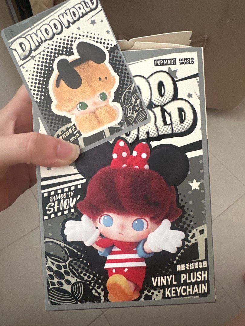 Dimoo Vinyl Plush Keychain (Pluto), Hobbies & Toys, Toys & Games on ...