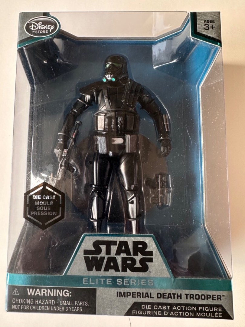 Disney Store Star Wars Die Cast Action Figure Elite Series Imperial Death Trooper, 興趣及遊戲, 玩具 ...