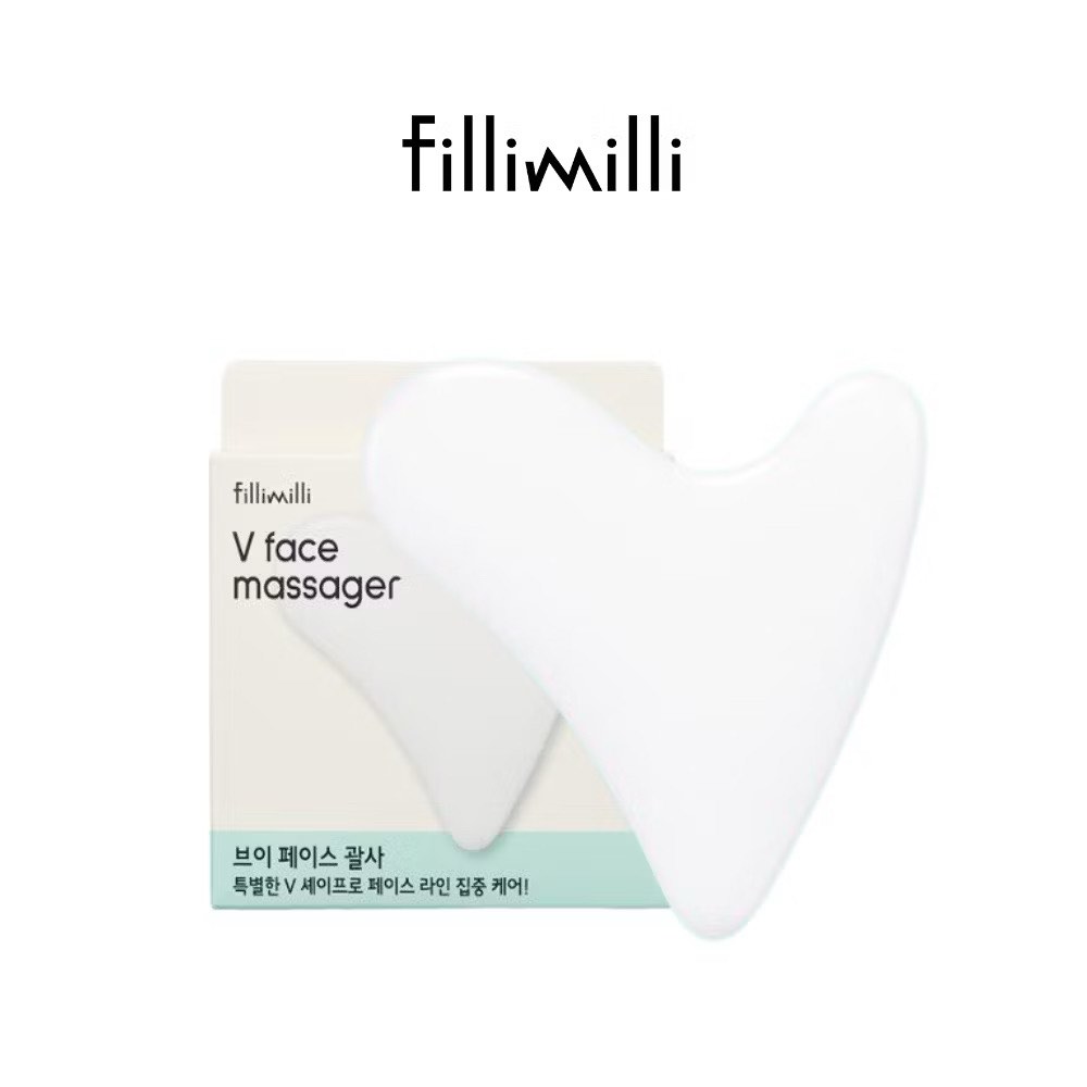 Fillimilli Olive Young V Face & Neck & Body Massager GUASHA FACE STONE ...