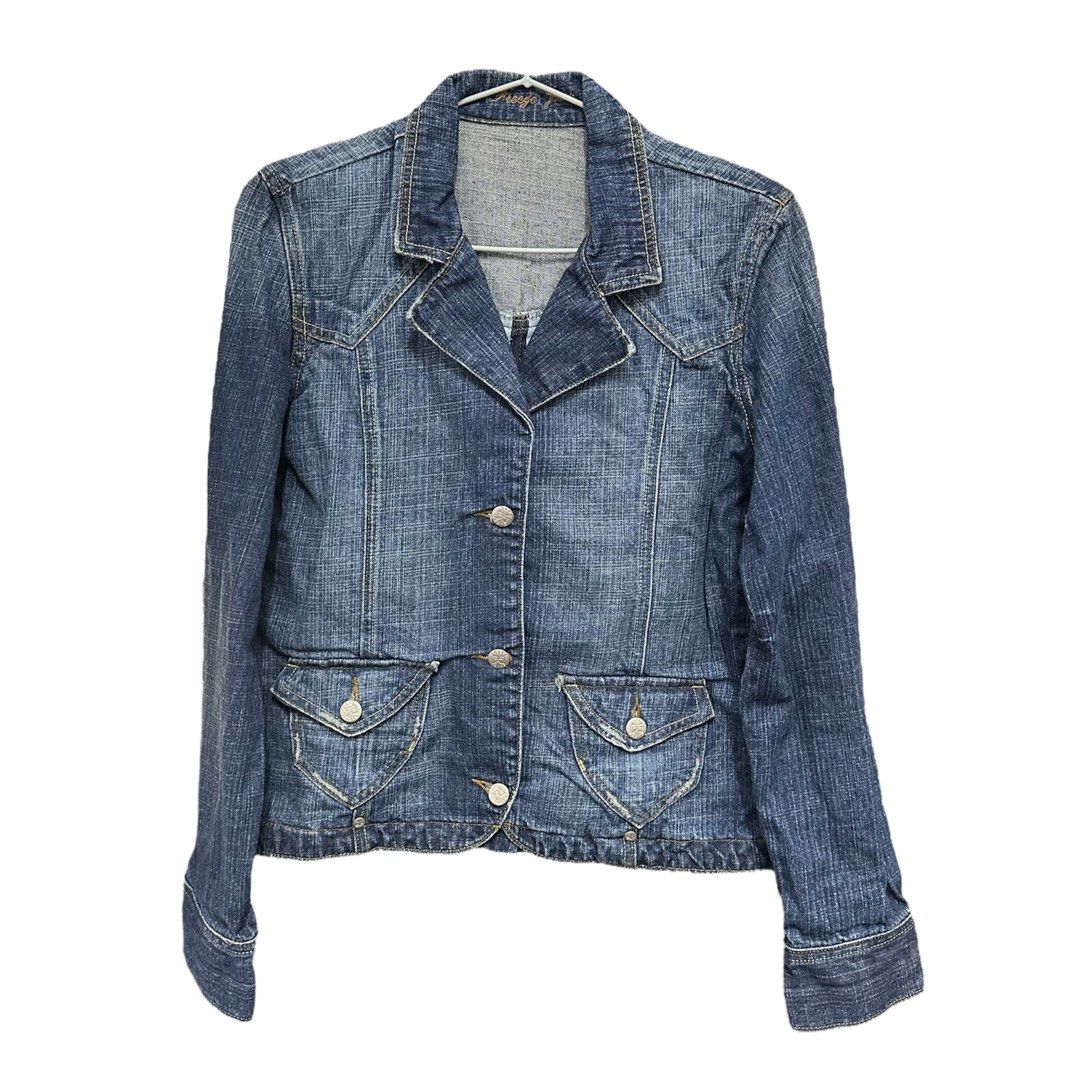 Freego Jeans denim jacket, Women's Fashion, Coats, Jackets and ...