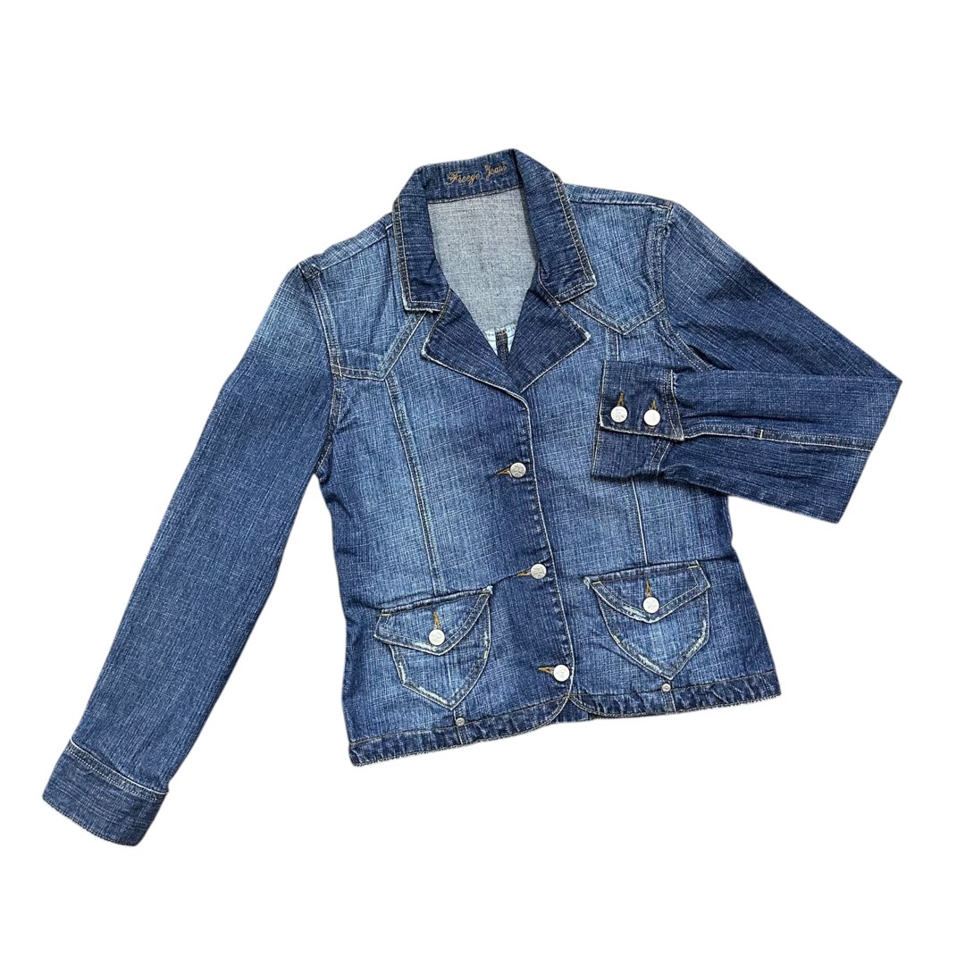 Freego Jeans denim jacket, Women's Fashion, Coats, Jackets and ...