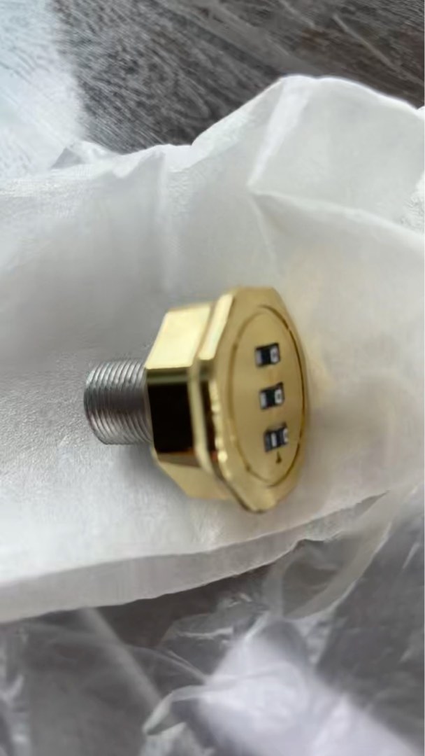 Gold Combination Bolt - Combination Lock Security Furniture Cabinet ...