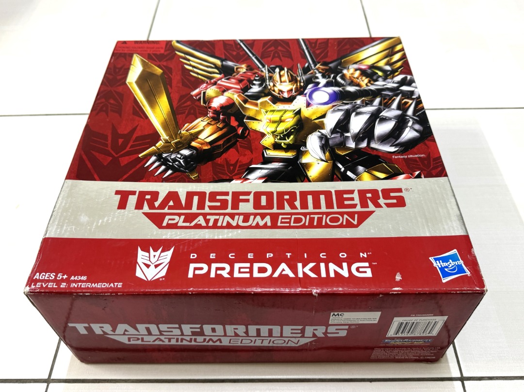 Hasbro Transformers Platinum Edition Decepticon Predaking, Hobbies ...