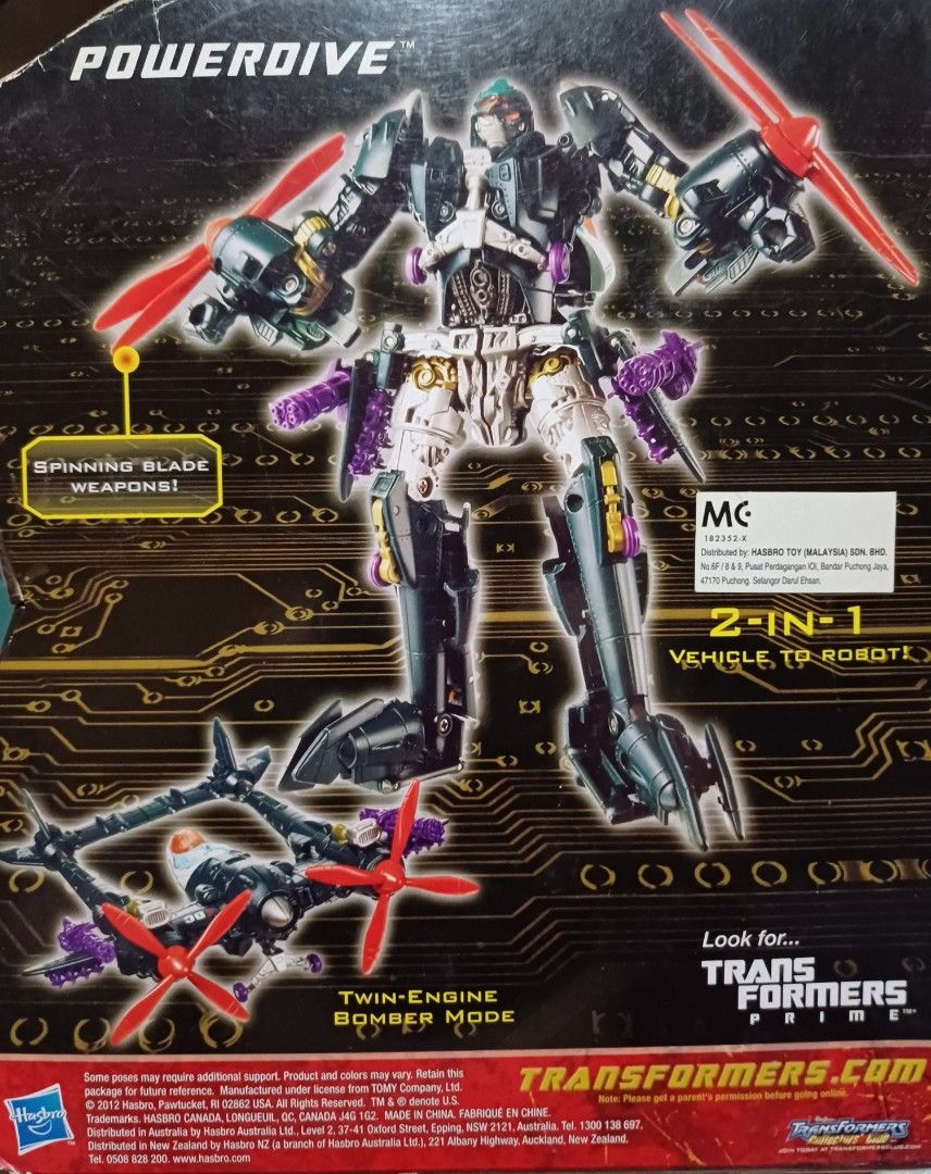 Hasbro Transformers PowerDive, Hobbies & Toys, Toys & Games on Carousell