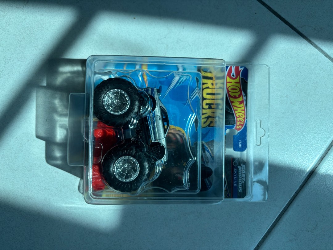 Hotwheels GT R34 Brian Monster Truck, Hobbies & Toys, Toys & Games on Carousell