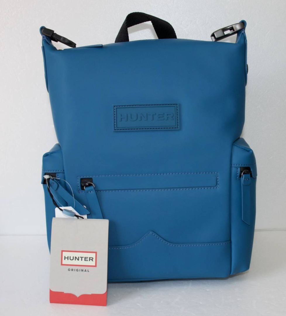 HUNTER Mini Top Clip Backpack Rubber Leather UBB5010LRS, Men's Fashion ...