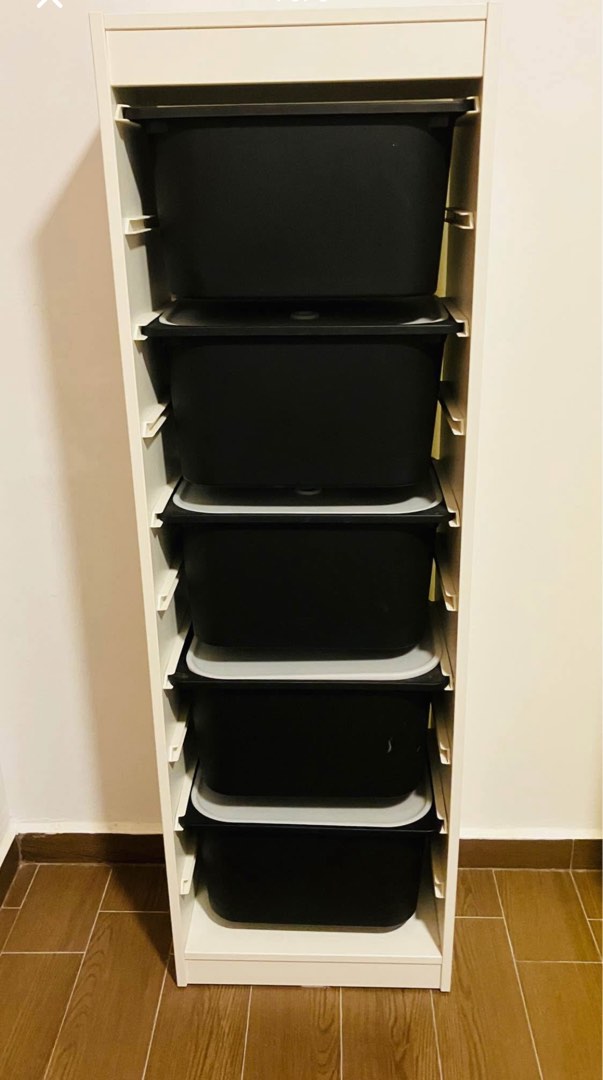 IKEA Trofast Shelf with insert tubs, Furniture & Home Living, Furniture ...